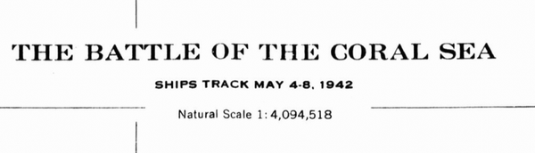 Coral Sea Naval Engagement Battle Map – May 1942 – Battle Archives