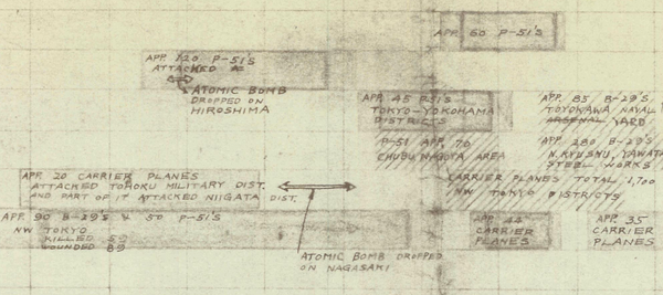 Army Air Forces Attacks in August 1945 Chart – Battle Archives