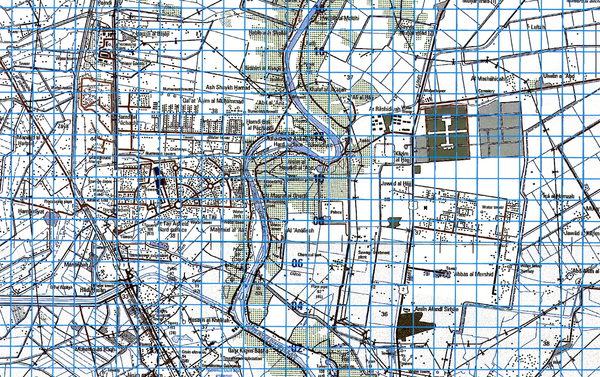 Baghdad, Iraq 1:100,000 City Topographical Map – Battle Archives