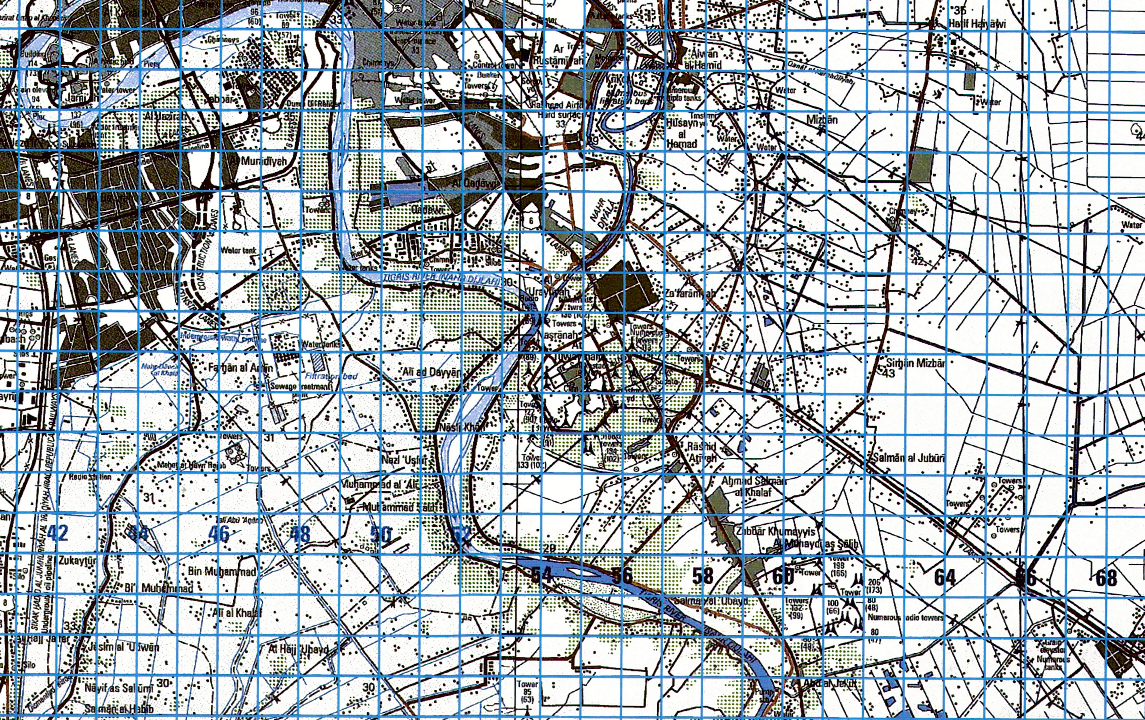 Baghdad, Iraq 1:100,000 City Topographical Map – Battle Archives
