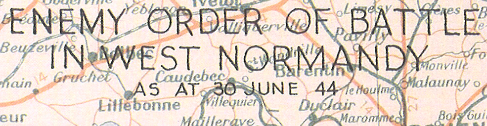 German Order Of Battle Normandy – IRMT