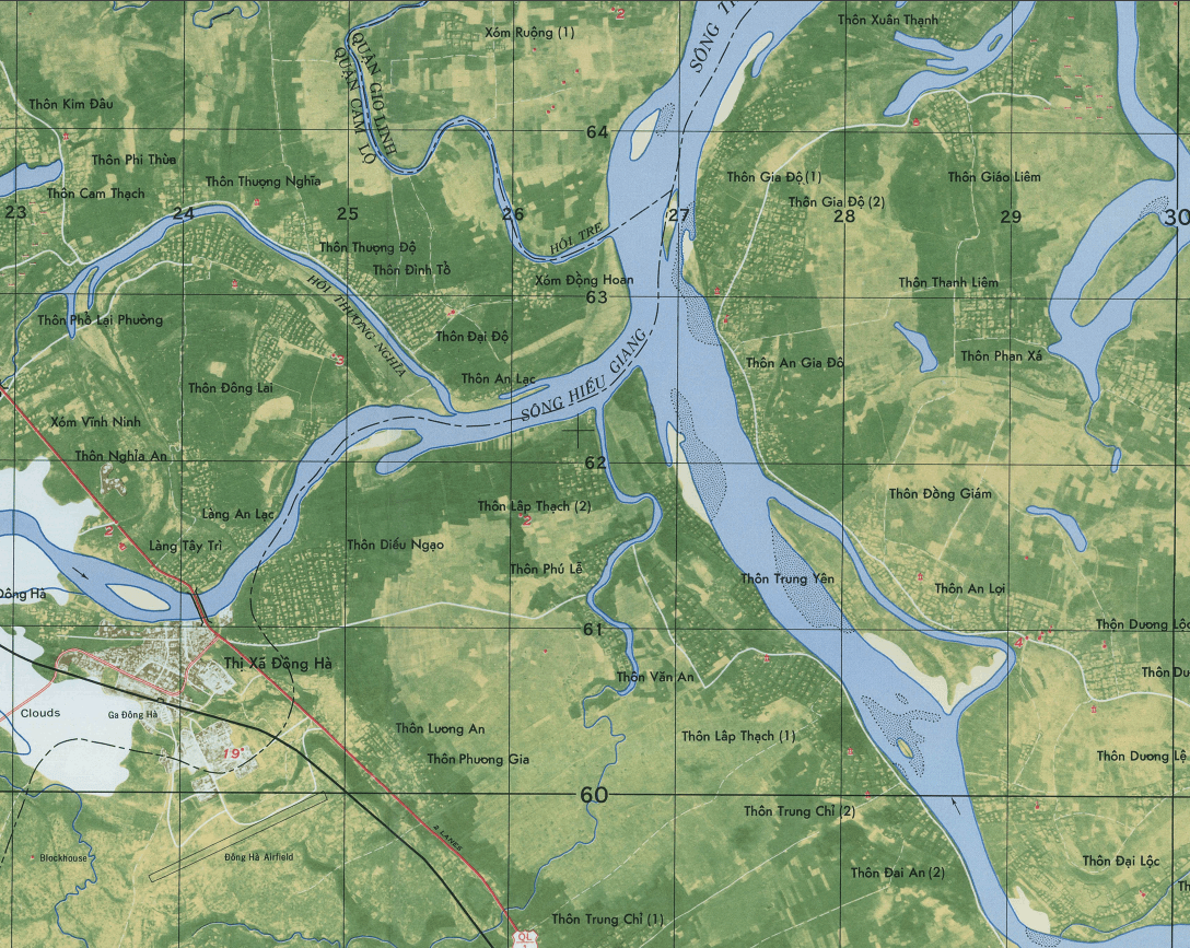 Cam Lo (East), Vietnam Topographical Pictomap – Battle Archives