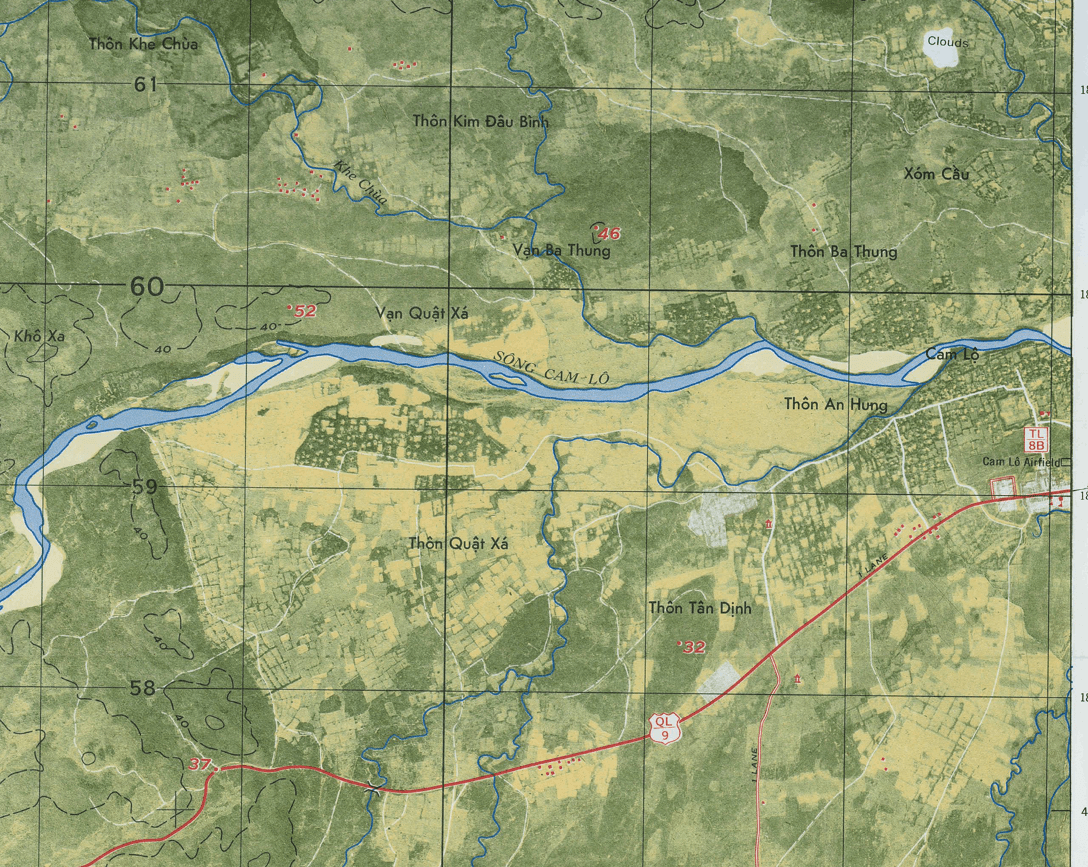 Cam Lo (West), Vietnam Topographical Pictomap – Battle Archives