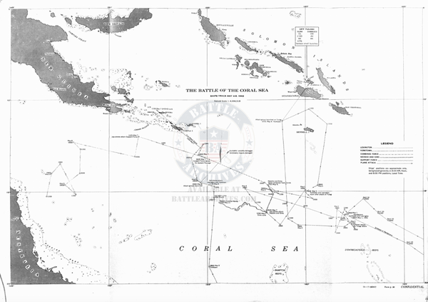 Battle Of Coral Sea Location