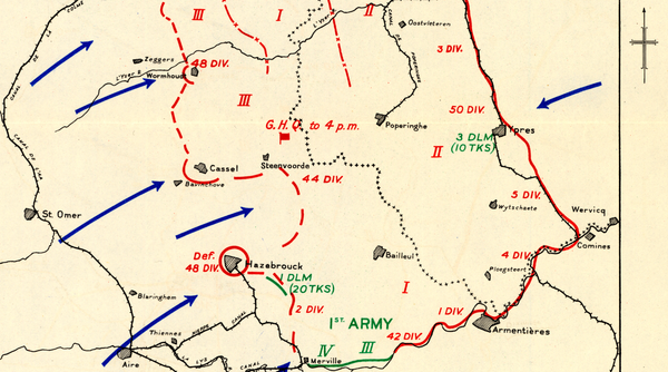 Dunkirk 28 May 1940 Battle Map – Battle Archives