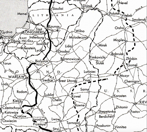 Eastern Front in 1944 OSS Battle Map – Battle Archives