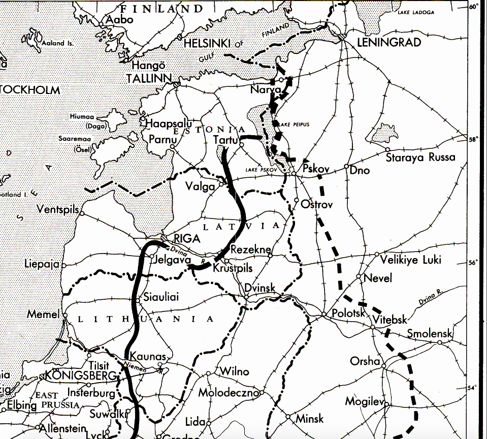 Eastern Front in 1944 OSS Battle Map – Battle Archives