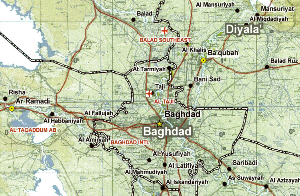 Iraq 2005 Topographical Map – Battle Archives