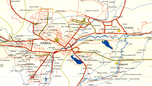 Kabul Province, Afghanistan Battle Map