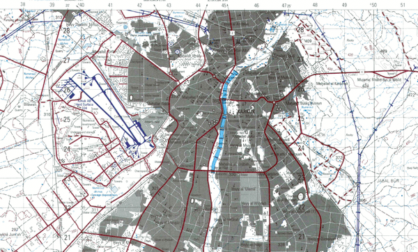 Kirkuk, Iraq 2009 City Topographical Map – Battle Archives