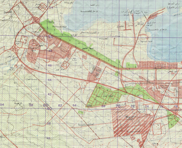 Kuwait City 1990 Topographical Map – Battle Archives
