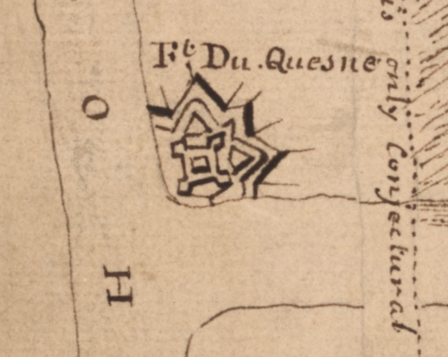 Monongahela, Pennsylvania 1755 Battle Map – Battle Archives