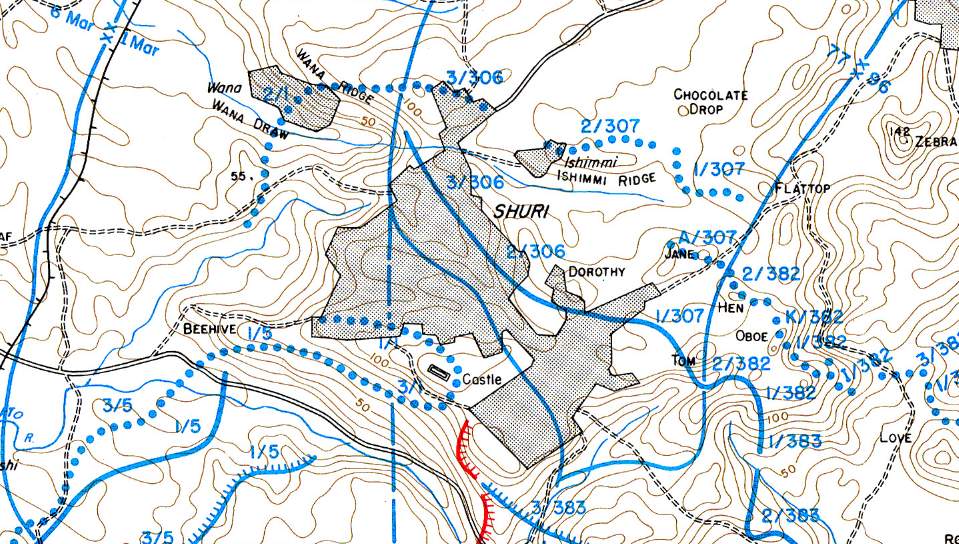 Okinawa Shuri Castle Battle Map – Battle Archives