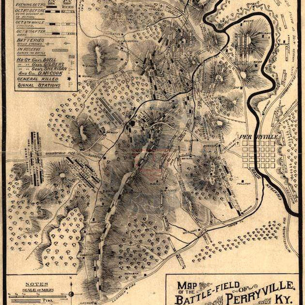 Kentucky Civil War Battles Map Emerging Civil War