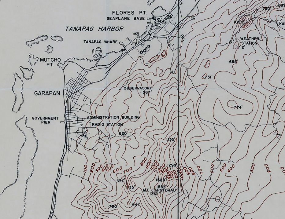 Saipan Assault Planning Battle Map