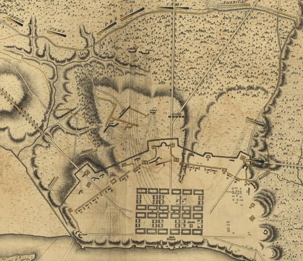 Savannah, Georgia British 1779 Battle Map – Battle Archives