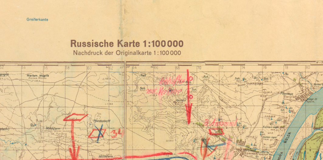 Stalingrad Front Lines - September 27, 1942 German Battle Map – Battle ...