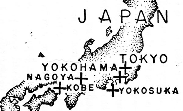 Tokyo (Doolittle) Raid Map – Battle Archives
