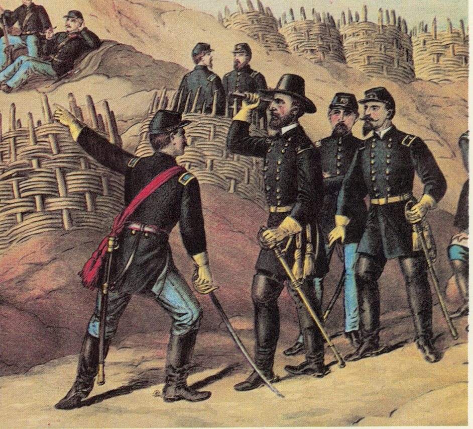 Vicksburg Battle Drawing