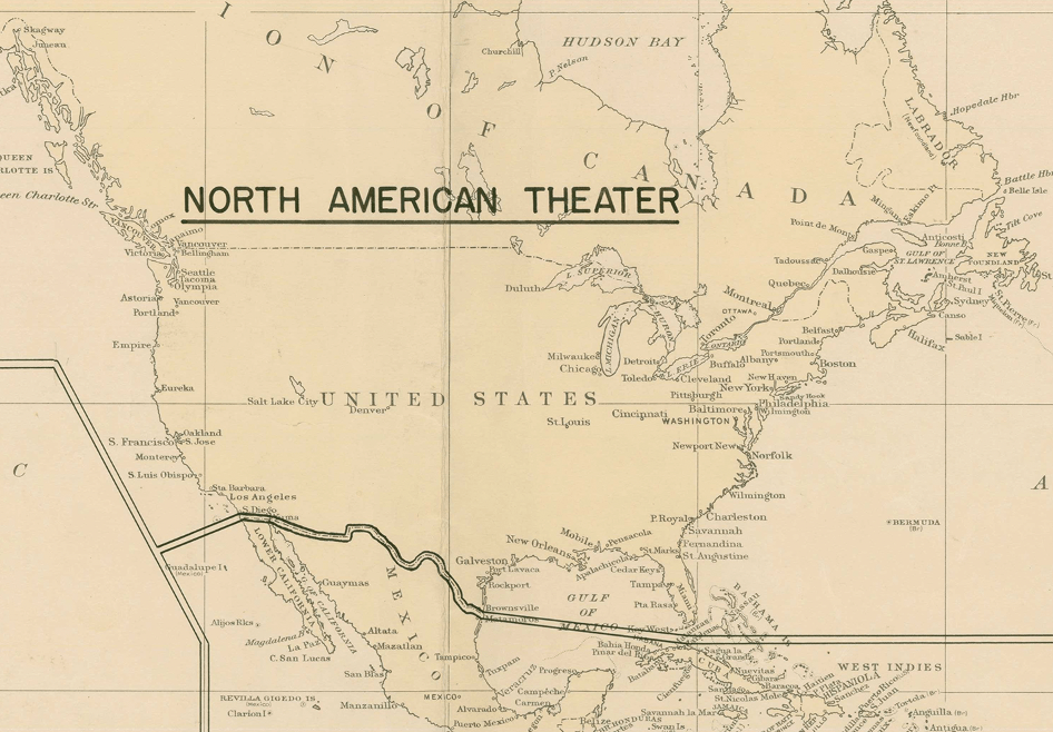 War Theaters Map of World War II – Battle Archives